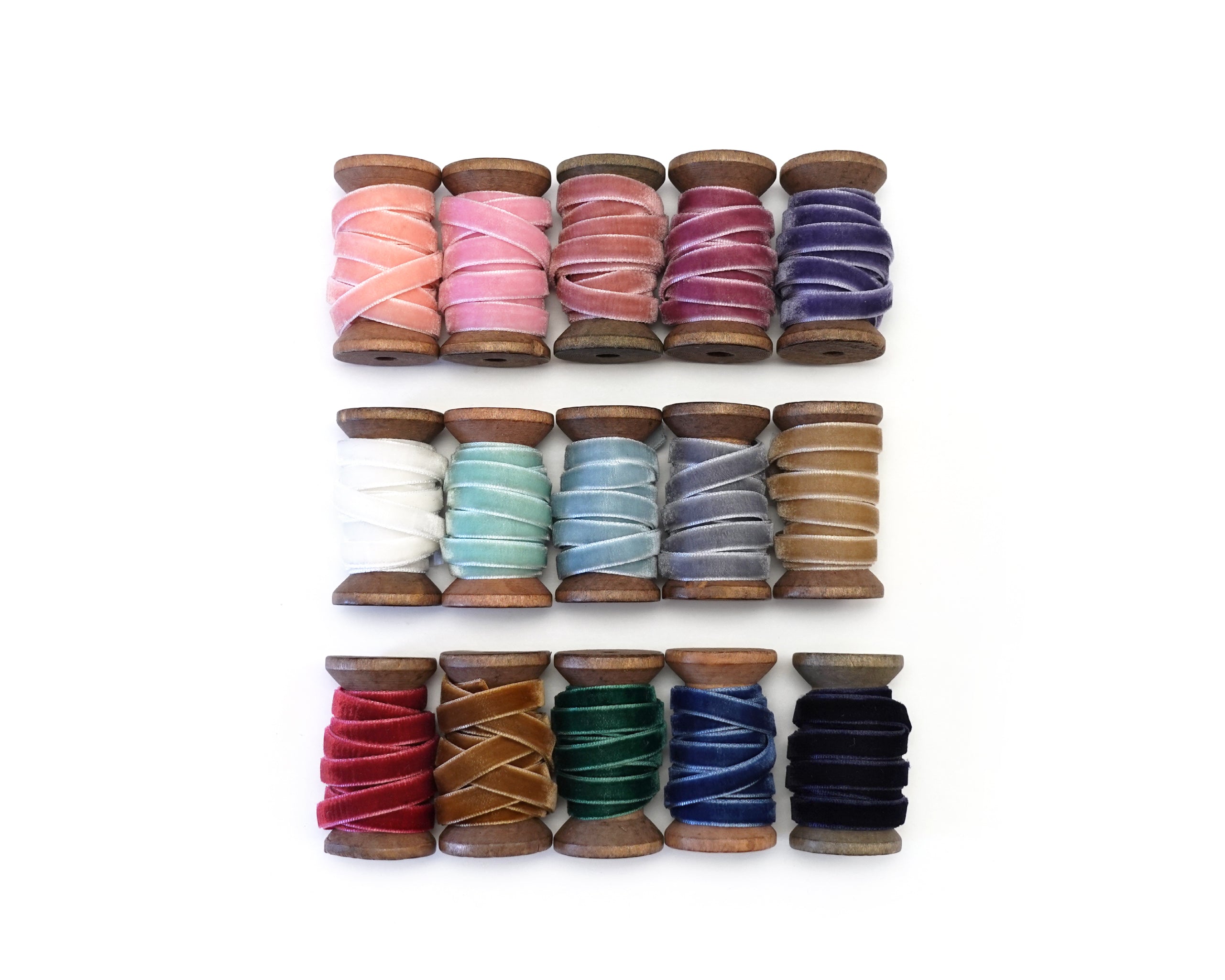100% Silk Ribbons | Velvet Ribbons | Wooden Spools – Ribbons and Spools